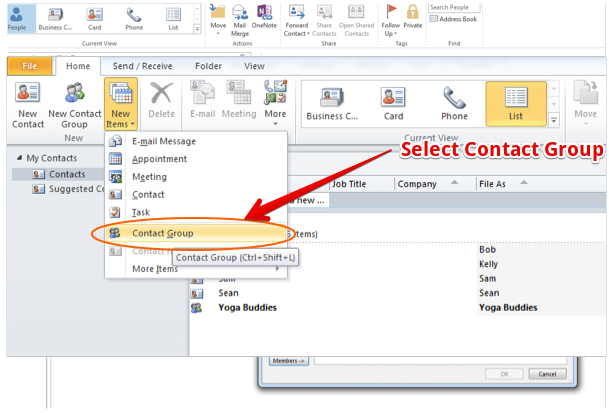 How To Create Email Distribution List In Outlook From Excel Printable 