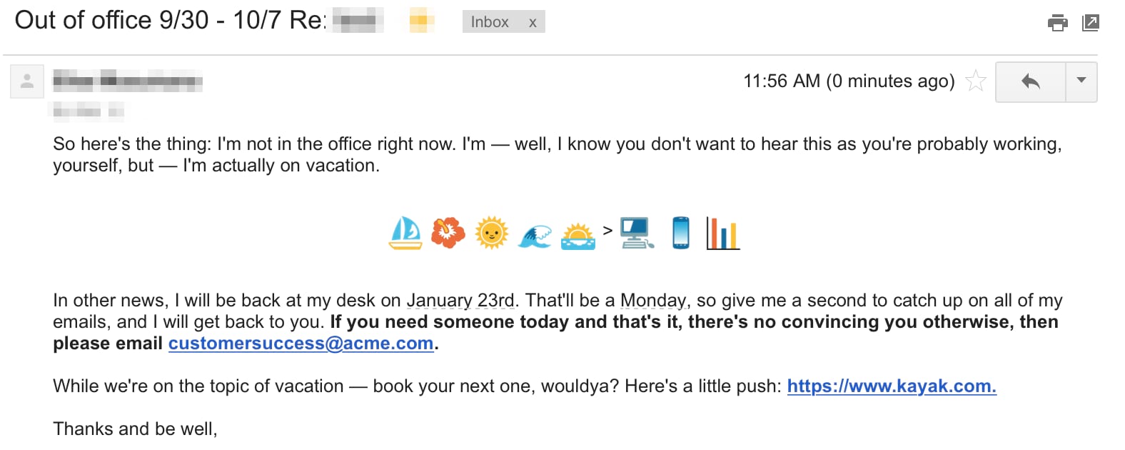 Out Of Office Messages To Be Used This Holiday Season SalesHandy
