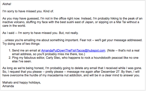 Out Of Office Messages To Be Used This Holiday Season SalesHandy